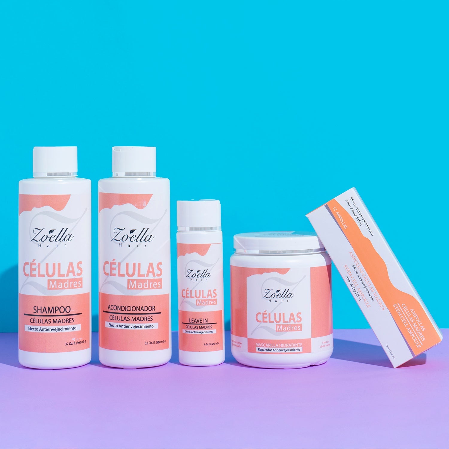 Línea Células Madres: Anti-envejecimiento de la Hebra – ZOELLA HAIRCARE