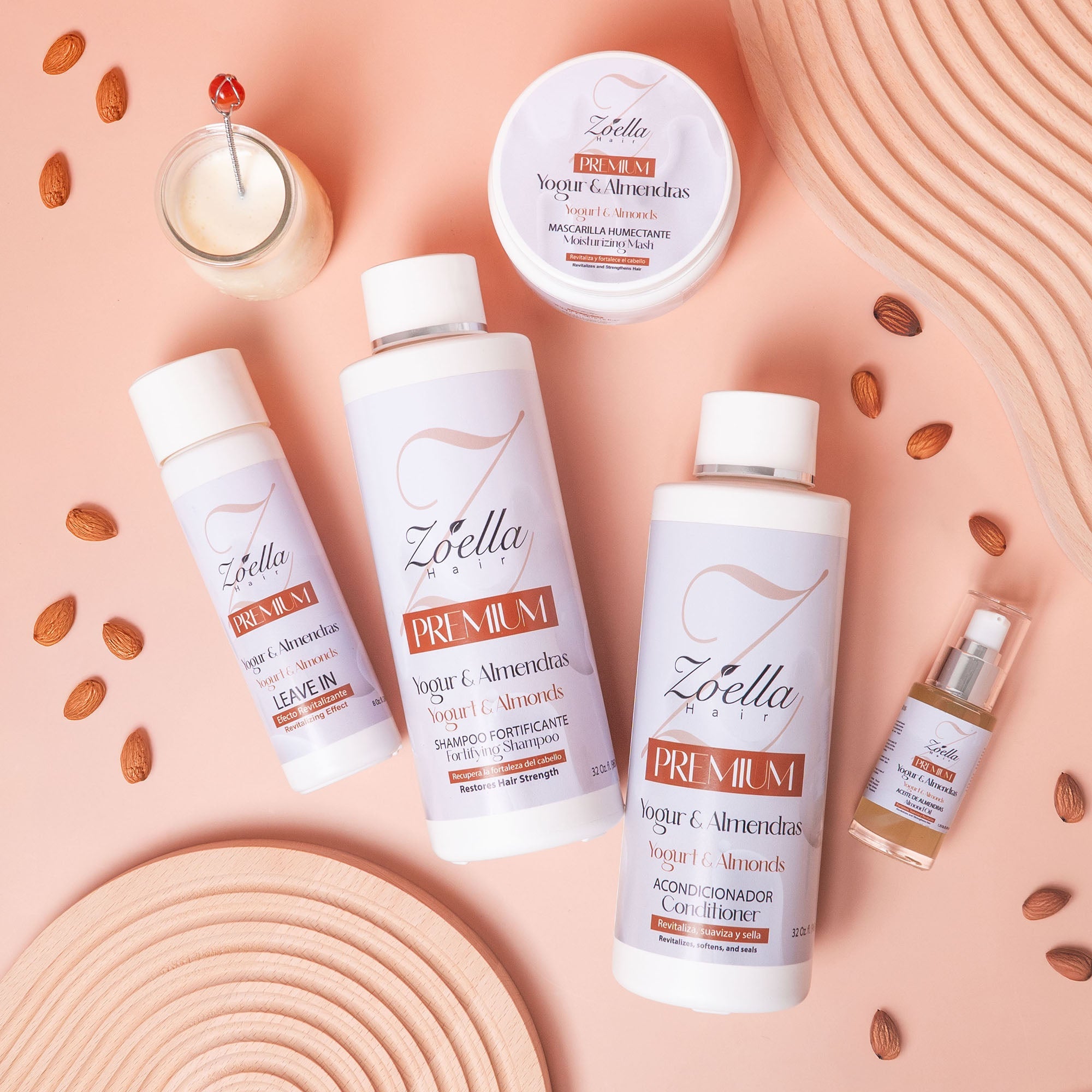 Yogurt & Almendra: Fortalece y Revitaliza – ZOELLA HAIRCARE